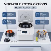 China Swing-out Rotor Horizontal Low Speed Centrifuge for Cell / Biotech / Cosmetic Lab Research for sale
