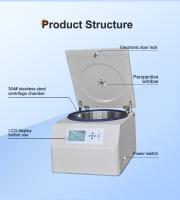 China CL-CTL550 5500rpm Large Capacity 4x750ml 500ml Horizontal Rotor Steel Body LCD Display for Laboratory Bio Cell Culture Research for sale