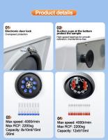 China Clinical Laboratory Low Speed Centrifuge 4000rpm Portable Table Top 12x5ml 10ml Vacuum Tube Plasma Centrifuge CE Factory Direct for sale