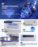 China Falcon Horizontal Centrifuge 16 Placer 10ml 5ml for Urine Blood 5500rpm Multi-Tube Rack Swing Rotor Clinic Hospital Centrifuge for sale