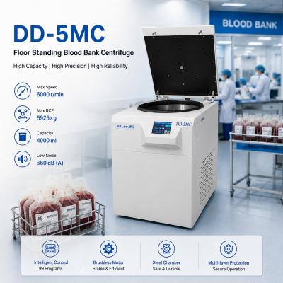 China Large Volume Floor Centrifuge 450ml 500ml Rotor Heavy Duty Liquid Solid Separator for Ceramic Slurry Paint Coating Sedimentation for sale