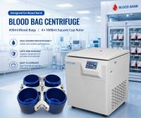 China Factory Newest Floor Standing 450ml 500ml Blood Centrifugal  6000rpm Low Speed Centrifuge 4L for Lab Blood Bank Centrifuge 5MC for sale