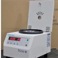 China TG16-W New Arrival Benchtop Microcentrifuge 17800xg 12x1.5/2.2ml Auto Memory Function High Speed Laboratory Centrifuge for sale