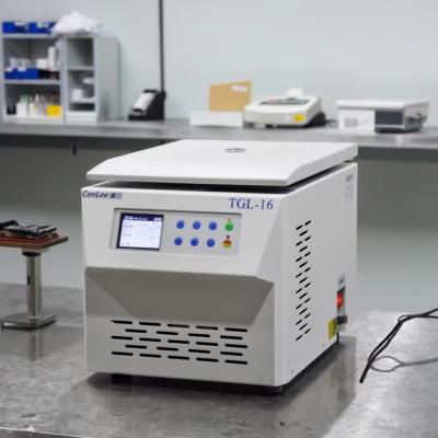 China CENLEE TGL-16 16000rpm Table Type Micro High-speed Refrigerated Centrifuge with 21532xg RCF Stainless Steel for Laboratory for sale
