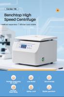 China High-Speed 16000rpm 21532xg 4x100ml Benchtop Centrifuge Brushless Motor Digital Display Low Noise CE Certified Metal Stainless for sale