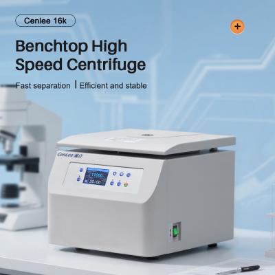 China Cenlee 16K Smart Microcomputer Controlled Stainless Steel High-Speed Desktop Laboratory Centrifuge 16600rpm 21532xg Precise DNA for sale