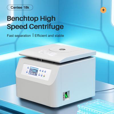 China CL-18K Factory Desktop High Speed Centrifuge 18500rpm 6x50ml Angle Rotor for Testing Algea Laboratory Research Use for sale