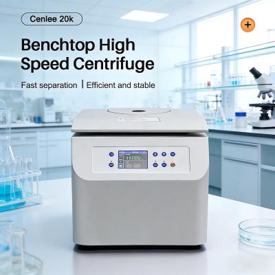 China Factory Price High Speed Benchtop Centrifuge 13000rpm 6x50ml Angle Rotor Biological Algae Research Lab with CE Certification for sale