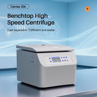 China High Speed Benchtop Centrifuge 13000rpm 6x50ml Angle Rotor for Biological Algae Research, Lab Centrifuge with CE Certified for sale