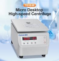 China TG16-W High Speed Micro Centrifuge Instant Spin Continuous Mode 12 Positions 1.5/2.2ml Tubes Brushless Motor Stainless Steel for sale