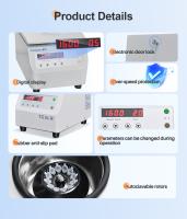 China TG16-W Benchtop High Speed Centrifuge Brushless Motor Stainless Steel 16000rpm Instant Spin Continuous 12 Positions 1.5 2.2ml for sale