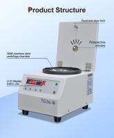 China Cenlee TG16-W Benchtop High Speed LED Centrifuge Brushless Motor Stainless Steel 17800g RCF Automatic Balancing 16000rpm for sale