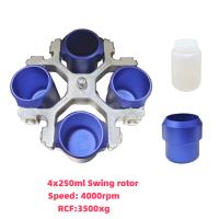 China TDL5M Refrigerated Centrifuge 6000rpm 4x250ml Swing Rotor Continues Benchtop Low Speed Centrifuge Machine Laboratory Centrifuge for sale