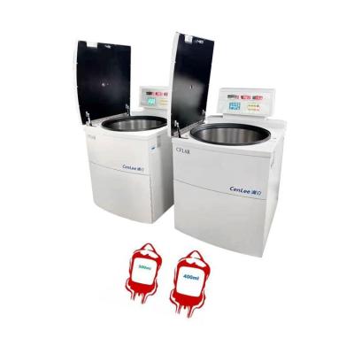 China CFL6R Large Capacity 6000rpm 6x500ml Low Speed Floor Mount Blood Bank Centrifuge Machine Refrigerated for Lab Use for sale