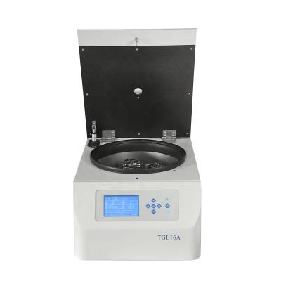 China TGL-16M Benchtop Refrigerated Centrifuge High Speed Centrifuge Machine 6x100ml 16000rpm Fixed Angle Rotor Laboratory Centrifuga for sale