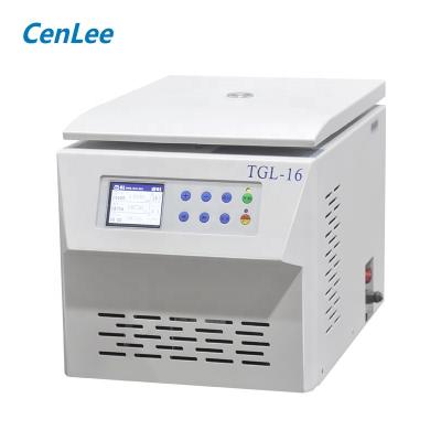 China Cenlee 16000rpm High Speed Micro Laboratory Centrifuge Machine Refrigerated Tabletop Fixed Angle Rotor Design Made China for for sale
