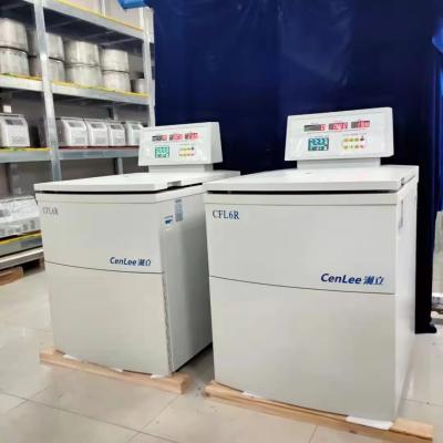 China CE Certificated 6000rpm 6L Floor Standing Cooling Centrifuge 200ml Blood Bag Swing Rotor Large Quantity for Lab Research Machine for sale