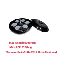 China Factory Price 6000rpm Floor Standing Large Capacity Refrigerated Centrifuge 6x1000ml Blood Bag Centrifuge Machine Laboratory for sale