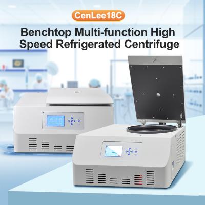 China Factory Direct 18500rpm High-Speed Benchtop Cooling Laboratory Centrifuge Swing Rotor 12x1.5ml Refrigerated Centrifuge JN-18C for sale