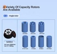 China Factory CE 6000rpm 6x500ml Angle Rotor Floor Standing Centrifuge for Media Clarification Bacteria Separation Lab Industrial Use for sale