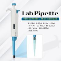 China LAB Laboratory Micropipette Liquid Dosing Dispenser Autoclavable Digital Fixed Adjustable Variable Volume Micro Pipette for sale