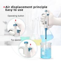 China LAB Laboratory Micropipette Liquid Dosing Dispenser Autoclavable Digital Fixed Adjustable Variable Volume Micro Pipette for sale