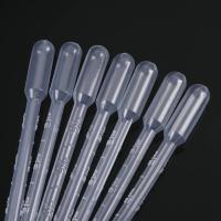 China Laboratory Graduated Transfer Pasteur Pipette 0.2mL 3mL Plastic Disposable Pasteur Pipette for sale