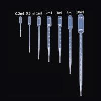China Laboratory Graduated Transfer Pasteur Pipette 0.2mL 3mL Plastic Disposable Pasteur Pipette for sale