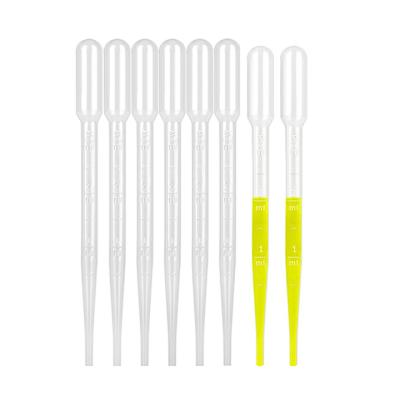 China Clear Disposable Lab Science Plastic Squeeze Transfer Pipettes Pasteur Pipette Dropper for sale