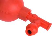 China Factory Price With 3 Openings Red Pipetting Ball Quantitative Suction Bulb Rubber Pipette Filler Lab Suction Ball Pipette for sale