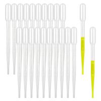 China 1000pcs/Bag 0.2ml 10ml 5ml 1ml 2ml 3ml Clear Disposable Lab Science Plastic Squeeze Transfer Pipettes Pasteur Pipette Dropper for sale