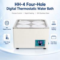 China Cenlee Four-Hole PID Digital Thermostatic Water Bath 100°C 800W for Biology Sample Warming and Incubation for sale