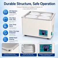 China Cenlee Four-Hole PID Digital Thermostatic Water Bath 100°C 800W for Biology Sample Warming and Incubation for sale