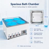 China Cenlee 4-Position Magnetic Stirring Water Bath, 800W RT-100°C ±0.5°C for Biology and Pharmaceutical Laboratories for sale