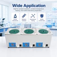 China HH-S3 Triple Chamber Thermostatic Water Bath 100°C 900W Independent Control for Laboratory Sample Heating and Incubation for sale