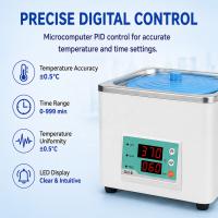 China Compact 1-Hole Thermostatic Water Bath 160x160x130mm Chamber for Medical Lab Sample Heating and Education for sale