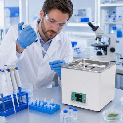 China Cenlee Laboratory Sample Heating Precise Digital Control 1-Well Ambient to 100C 300W Constant Temperature Water Bath for sale