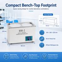 China Cenlee 304 Stainless Steel Dual Well 600W Digital Thermostatic Water Bath for Biological and Chemical Research Laboratory for sale