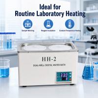 China Cenlee Laboratory Sample Heating Precise PID Control Dual Well 100C 600W SUS304 Digital Constant Temperature Water Bath for sale