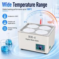 China Cenlee Bench Top 4-Hole Laboratory Water Bath 220V PID Temperature Control for Education Research and Sample Processing for sale