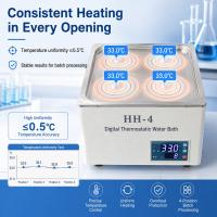 China Cenlee Chemical Testing & Education Lab Rapid Heating 800W SUS304 4-Hole Digital Constant Temperature Water Bath for sale