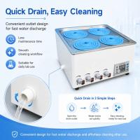 China Cenlee Laboratory Constant Temperature Water Bath with 4 Independent Stirrers 800W Heating for Aquaculture Hygiene and Education for sale