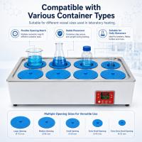 China Cenlee Aquaculture Hygiene Education Lab 8-Hole 1500W RT+5°C to 100°C Stainless Steel Digital Constant Temperature Water Bath for sale