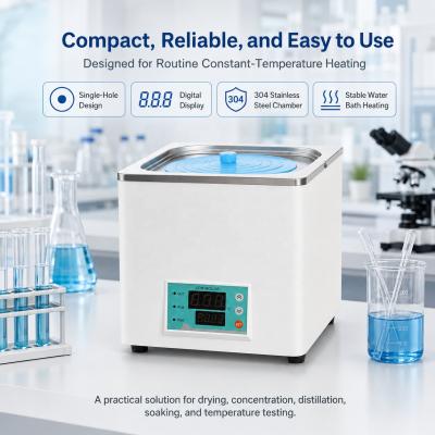 China Laboratory Digital Water Bath Heater 300W for DNA Extraction PCR Sample Preparation and Incubation for sale