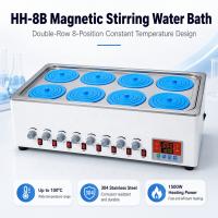 China Cenlee 8-Position Magnetic Stirring Water Bath Laboratory Equipment for Biological Sample Mixing and Temperature Control for sale