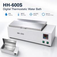 China Cenlee Digital Display Constant Temperature Water Bath 27L Stainless Steel Lab Water Bath for Distillation Drying Serum Test for sale