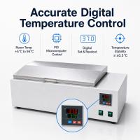 China Cenlee Digital Display Constant Temperature Water Bath 27L Stainless Steel Lab Water Bath for Distillation Drying Serum Test for sale