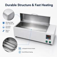 China Cenlee Digital Display Constant Temperature Water Bath 27L Stainless Steel Lab Water Bath for Distillation Drying Serum Test for sale