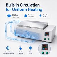 China Cenlee Digital Display Constant Temperature Water Bath 27L Stainless Steel Lab Water Bath for Distillation Drying Serum Test for sale