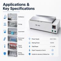 China Cenlee Digital Display Constant Temperature Water Bath 27L Stainless Steel Lab Water Bath for Distillation Drying Serum Test for sale